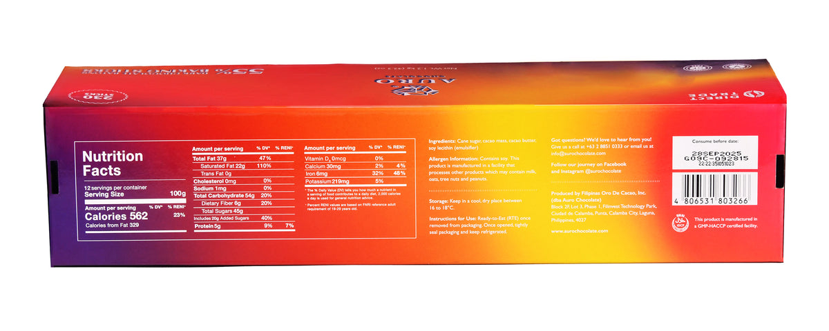 55% Dark Chocolate Batons Baking Sticks – Auro Chocolate