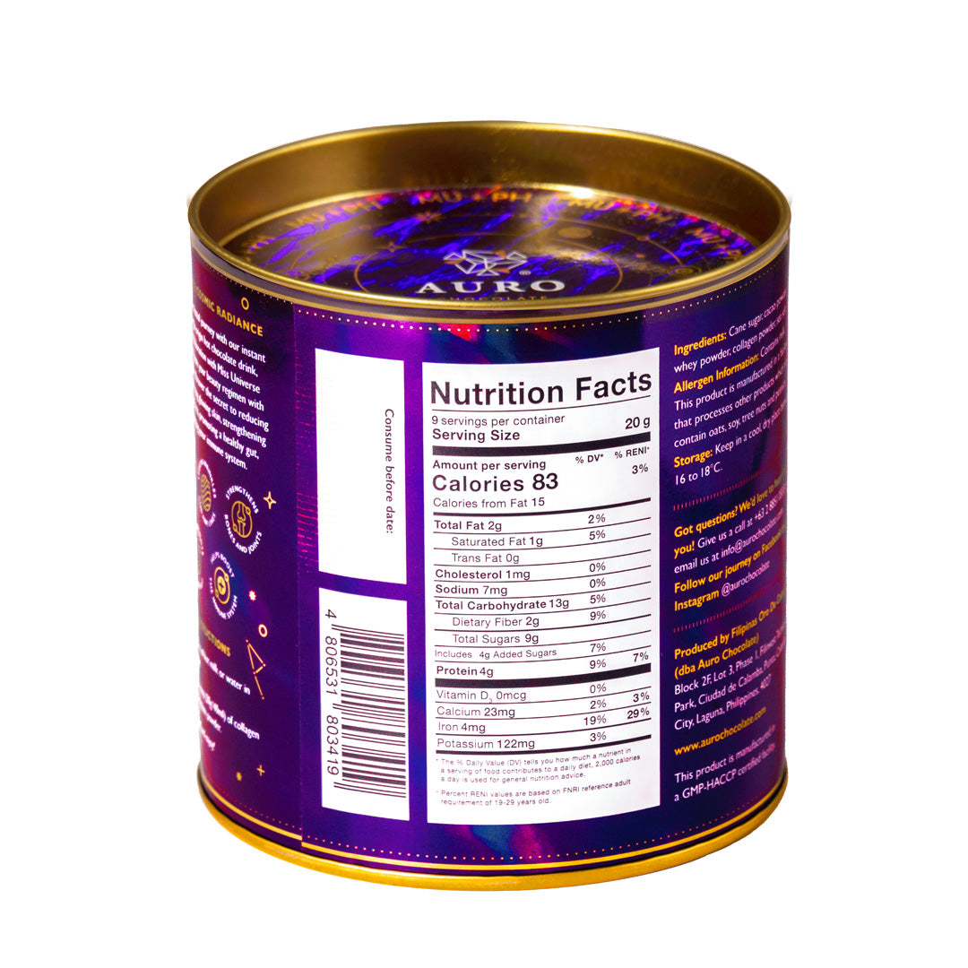 Auro Instant Collagen Hot Chocolate (180G) – Auro Chocolate