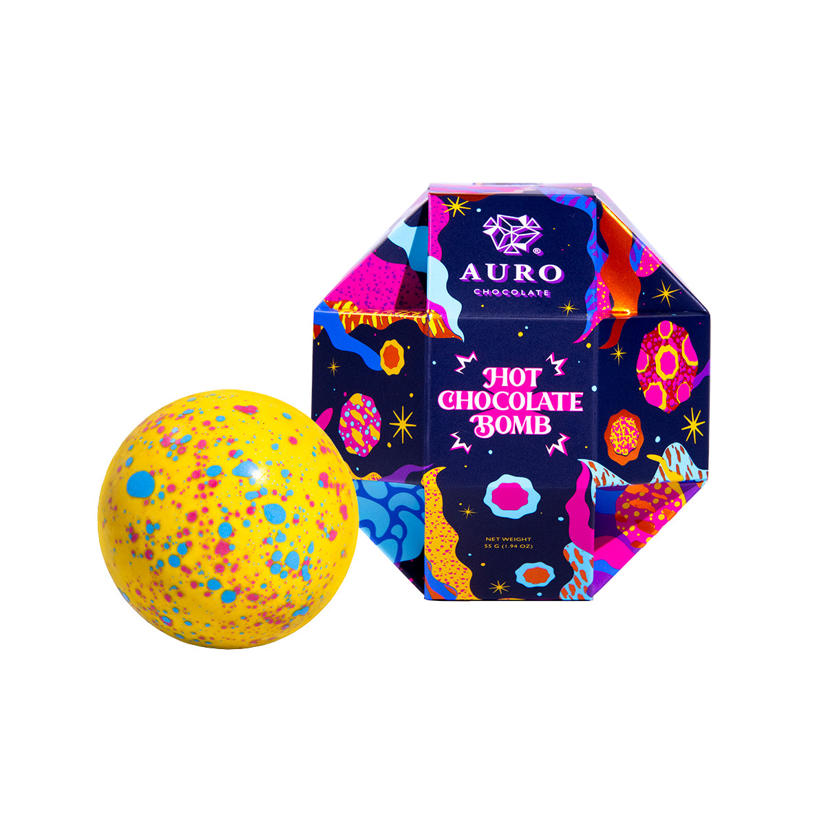Cosmic Hot Chocolate Bomb – Auro Chocolate
