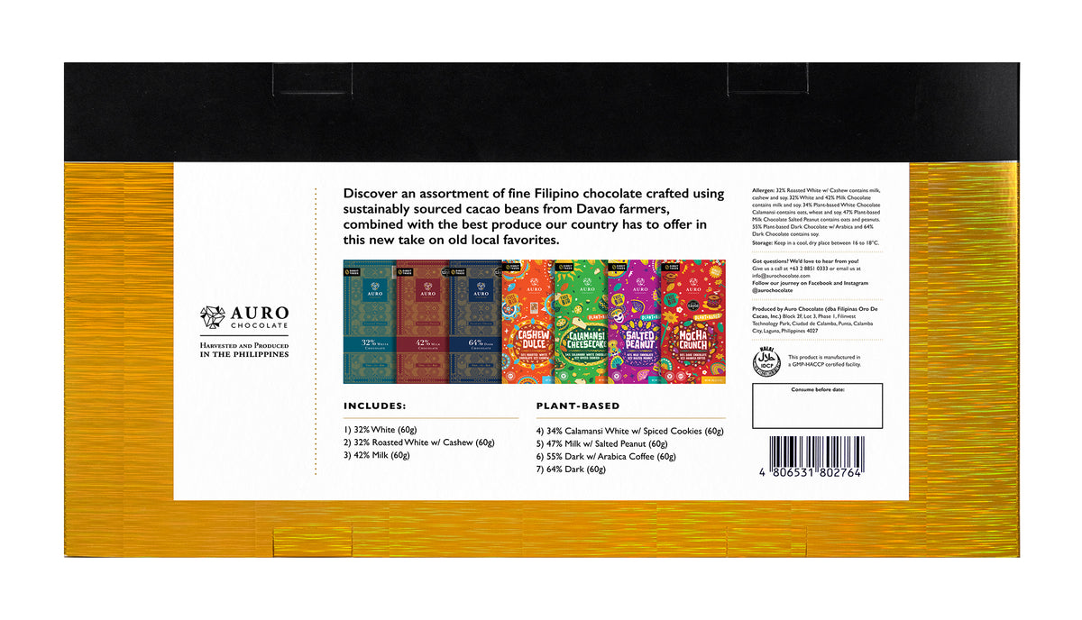 Assorted Collection Pack of 7 (420G) – Auro Chocolate